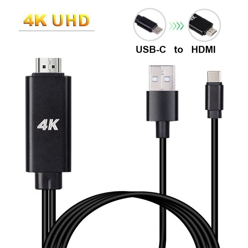 USB 3.1 Type C Phone to HDMI TV/HDTV Video Cable f... – Grandado