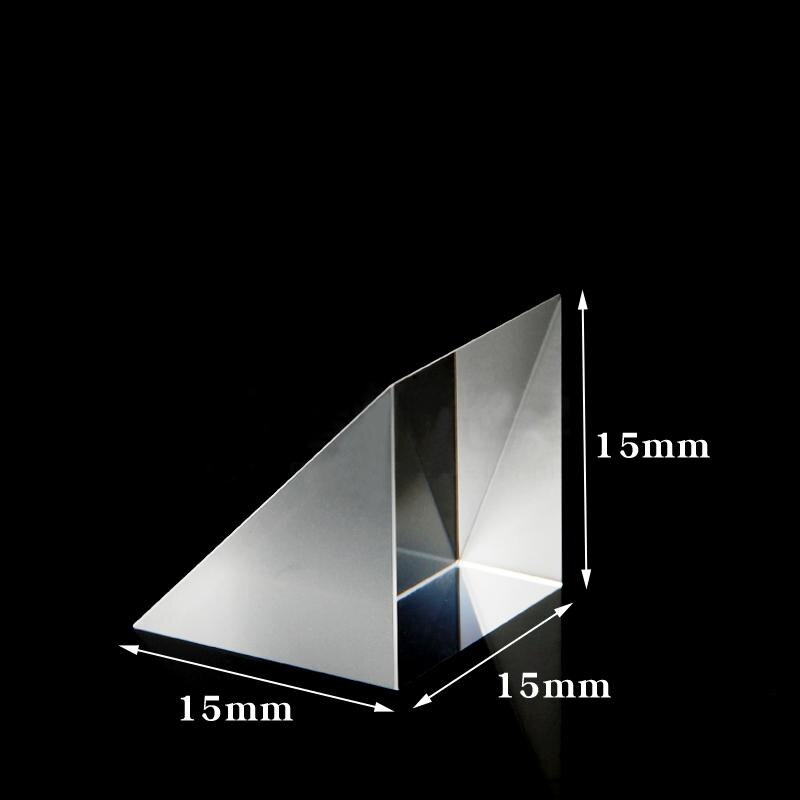 15x15x15mm Optical Glass Prisms Triangular Lsoscel... – Vicedeal