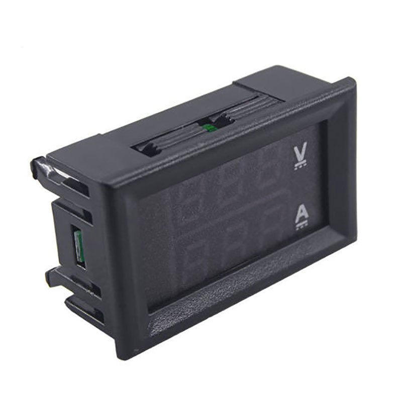 2 in1 DC Digital Voltmeter Ammeter 100V 10A Blue +... – Vicedeal