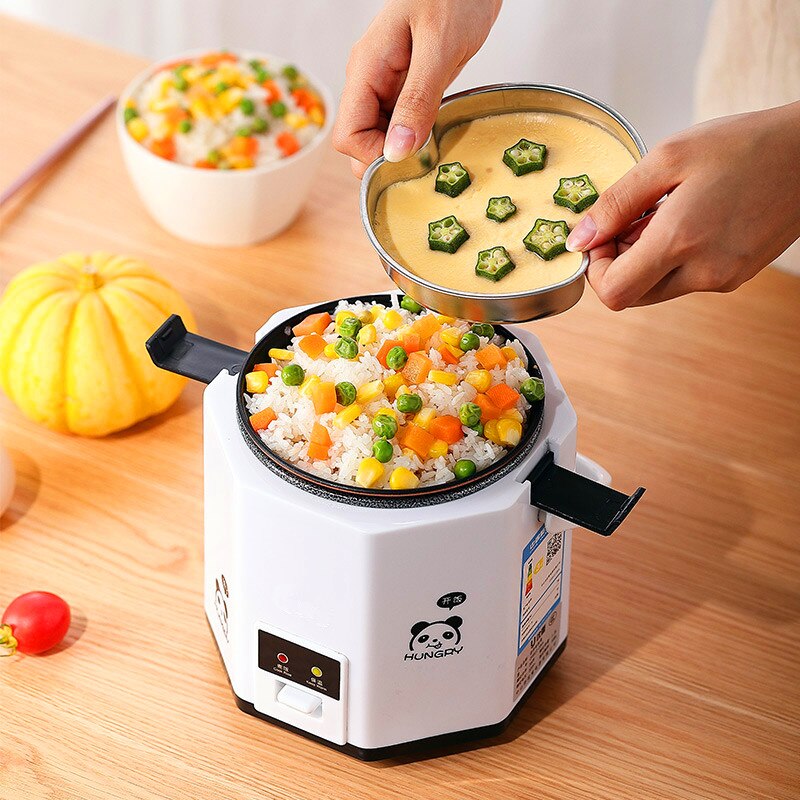 1.2L mini rice cooker small 2 layers Steamer Multi... – Grandado