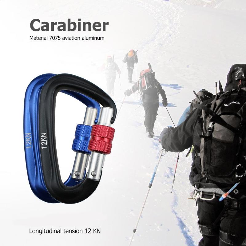 Carabiner 12KN Mountain Rock Climbing Equipment Bu... – Grandado