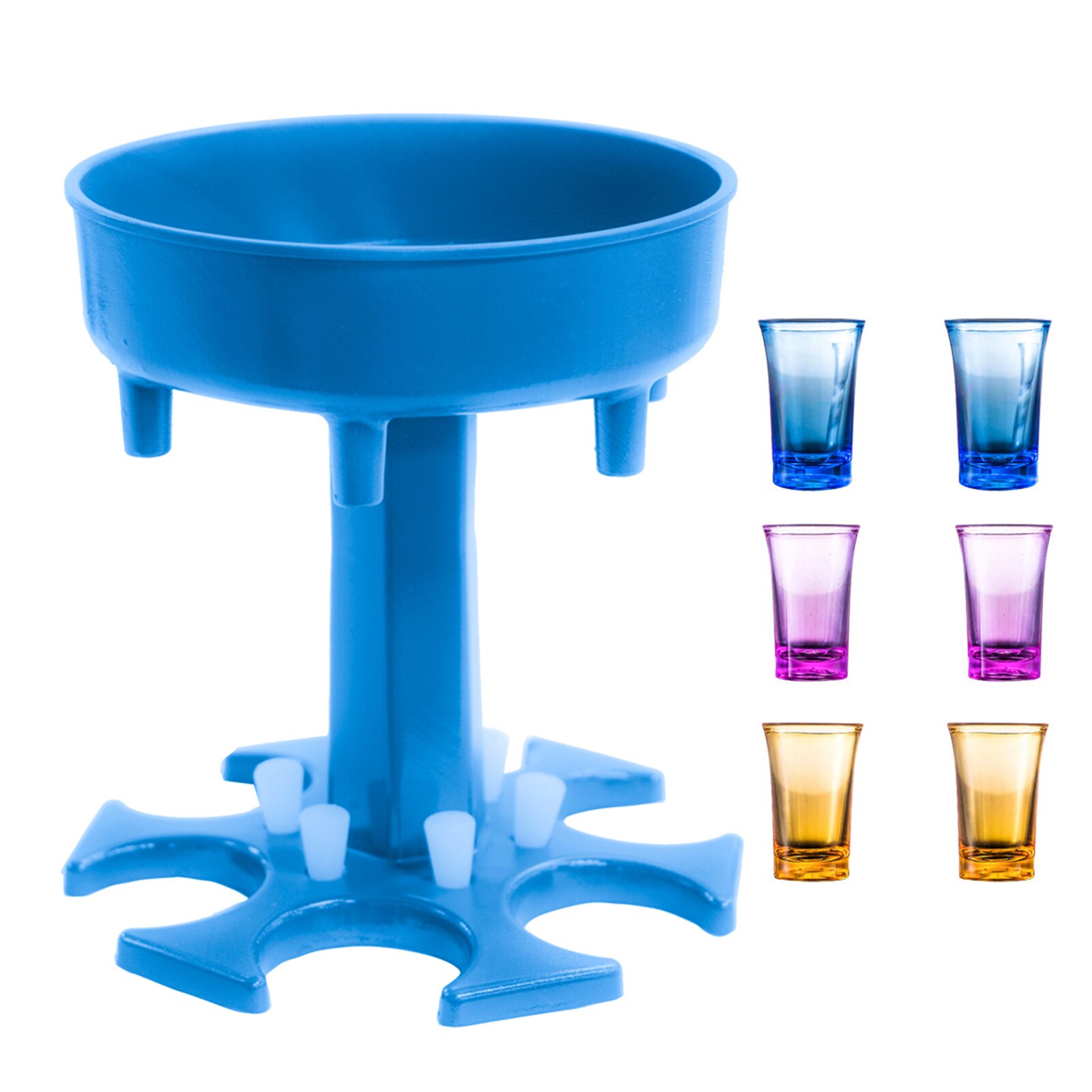 6 Shot Wine Dispenser Holder Glass Rack Cooler Bee... – Grandado