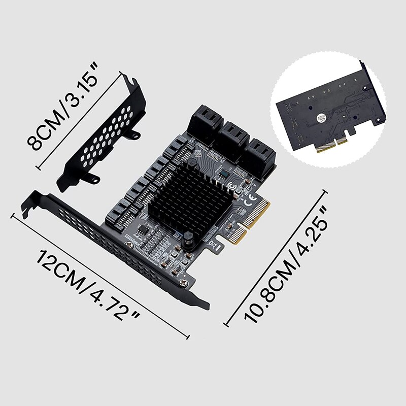 Pcie to Sata Expansion Card, Sata Pci Express Seri... – Vicedeal