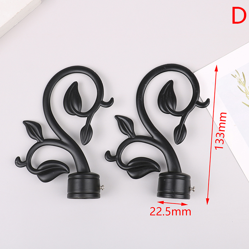 1 Pair Curtain Decorative Pole/Rod Finials Ends He... – Grandado