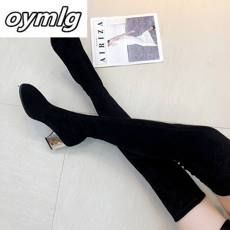 Sexy Party Boots Suede Leather Shoes Women Over Th Grandado