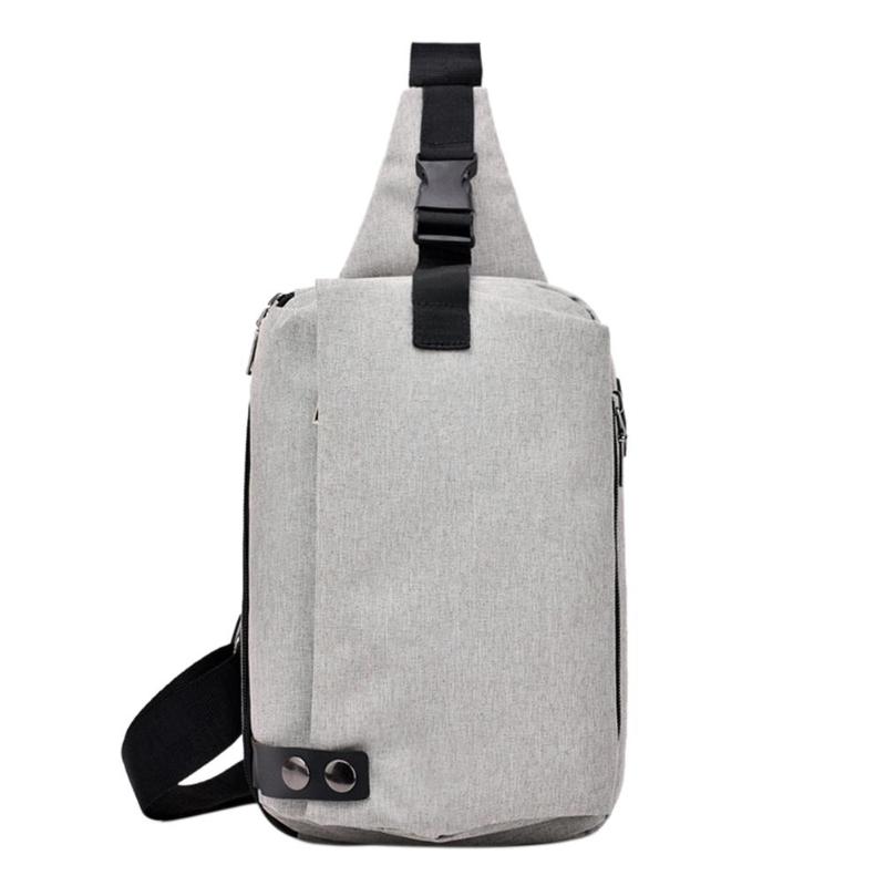 Simple Men Canvas Chest Crossbody Pack for Teenage... – Vicedeal