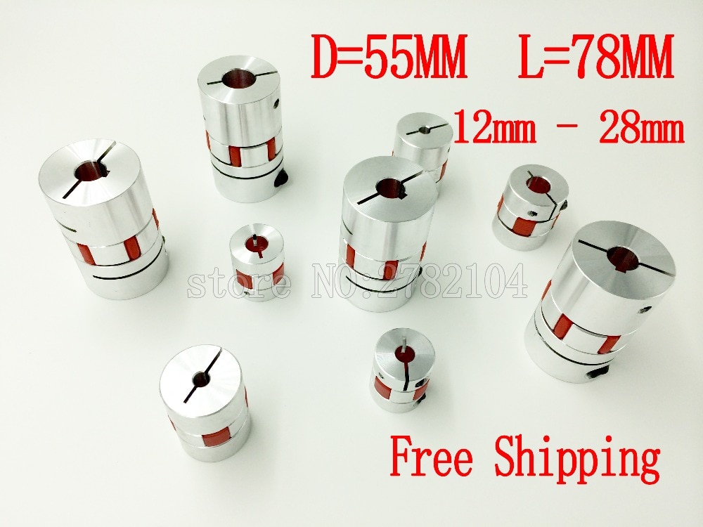 Acoplamiento de eje Flexible de aluminio ciruela D... – Grandado