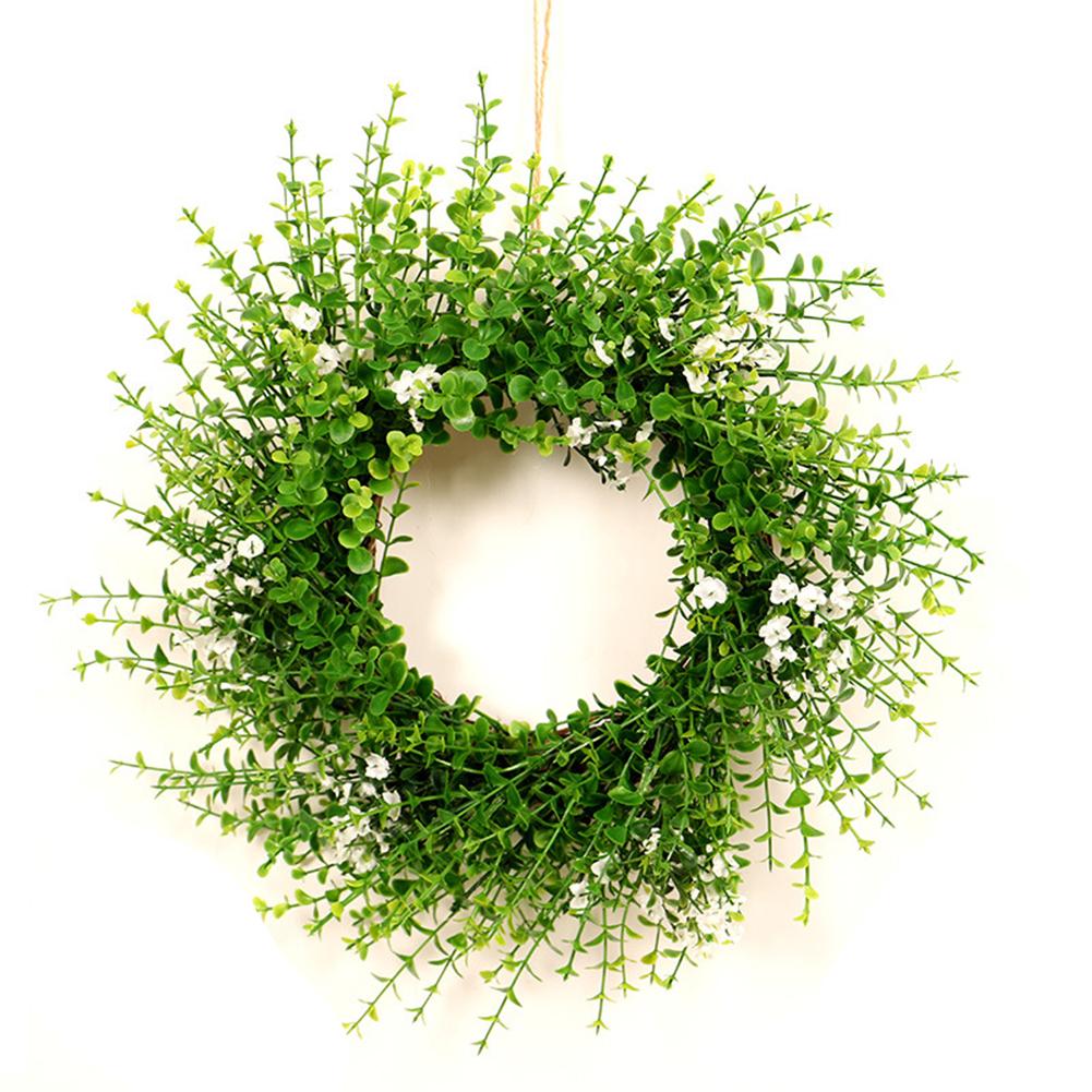 Four Leaf Clover Wreath Spring Green Artificial Pl... – Grandado