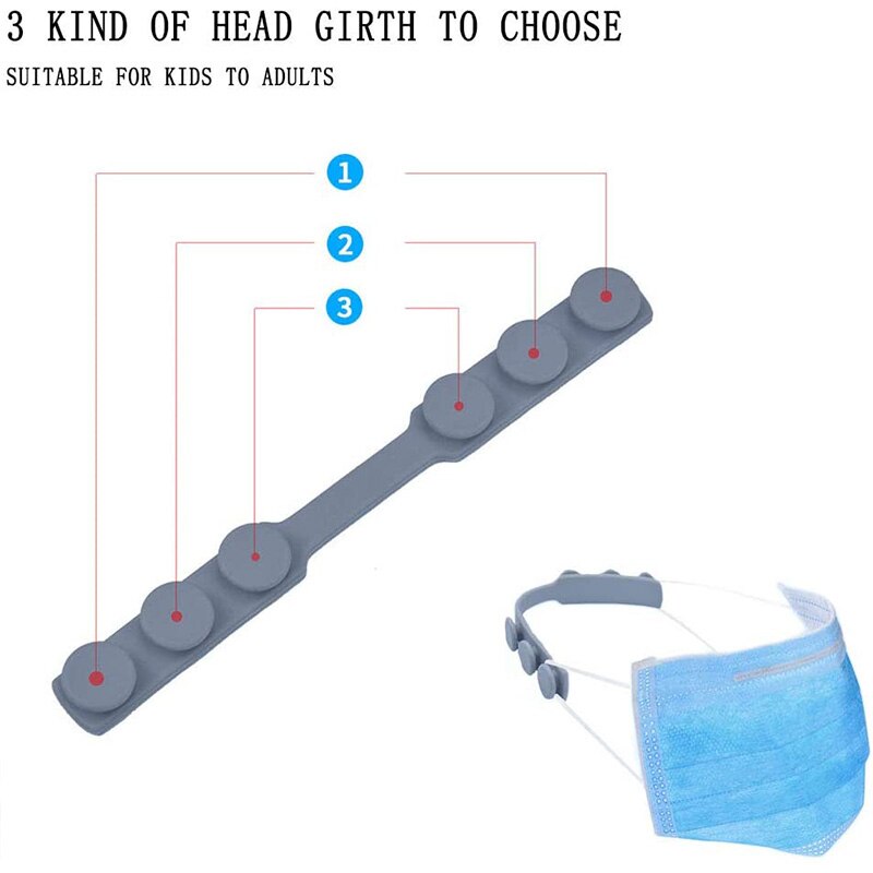 20Pcs Ear Protector Mask Hook Buckle Adjustable Ma... – Grandado