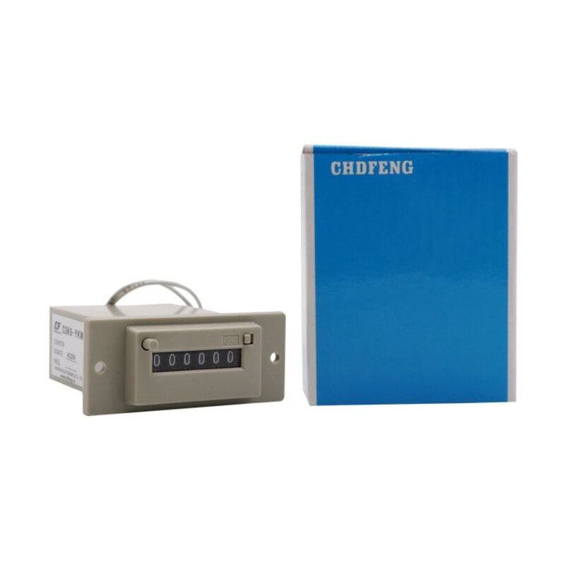 6 Digit Electromagnetic Pulse Counter DC 3.5W AC3W... – Grandado