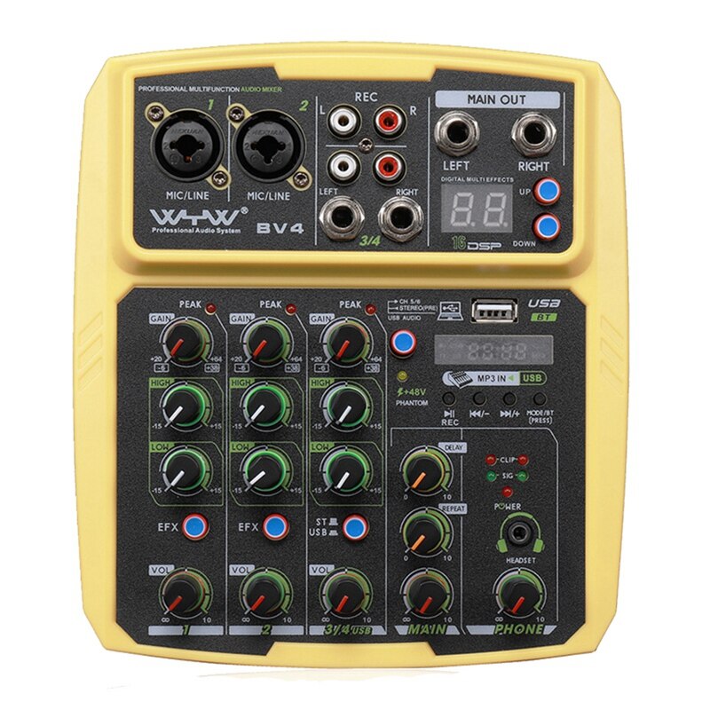 WYW Protable Digital Audio Mixer Console with Soun... – Vicedeal