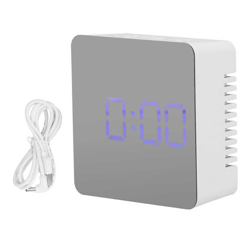 Smart Clock Mirror Clock LED for Living Room for B... – Grandado