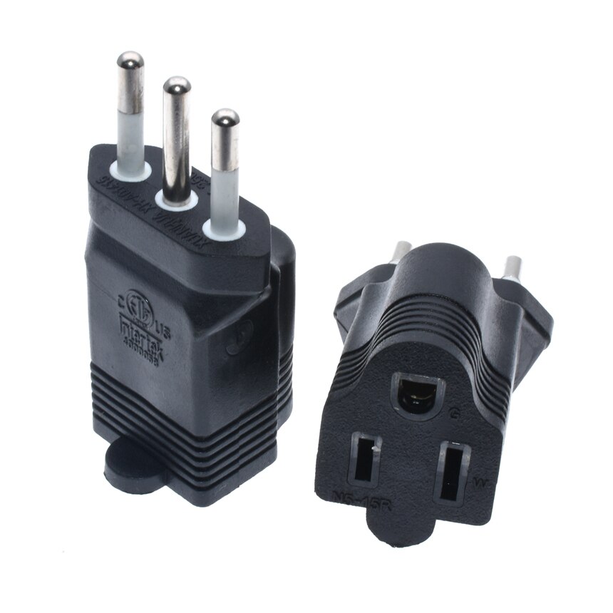 US 3 Prong to Italy Travel Plug Connector, Italy 3... – Grandado