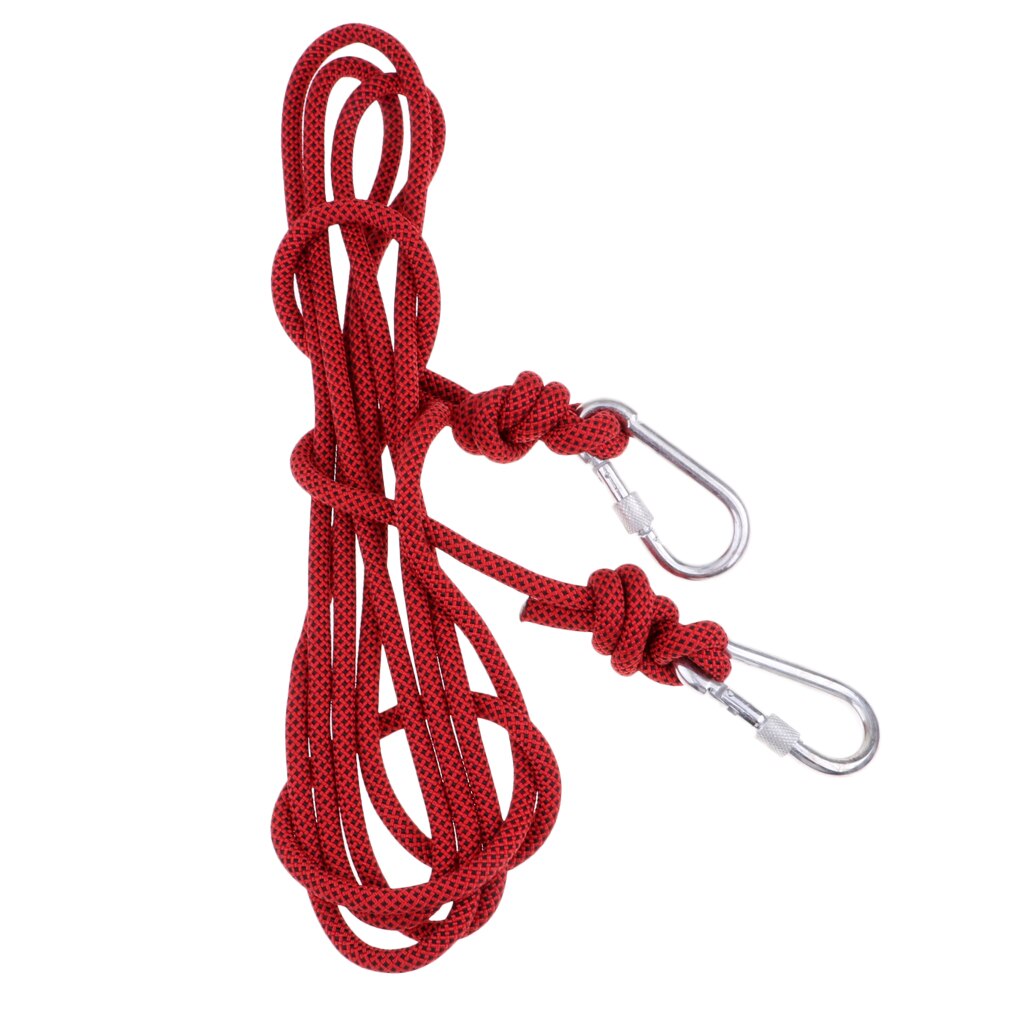 5M 10mm Outdoor Rock Climbing Rope Rappelling Safe... – Grandado