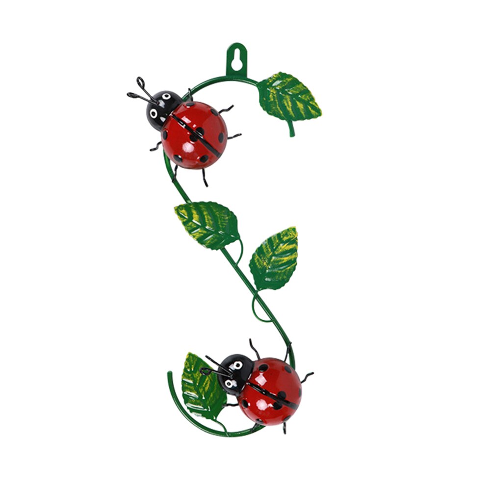 3D Insect Ladybug Wall Hanging Sculpture Metal Iro... – Vicedeal
