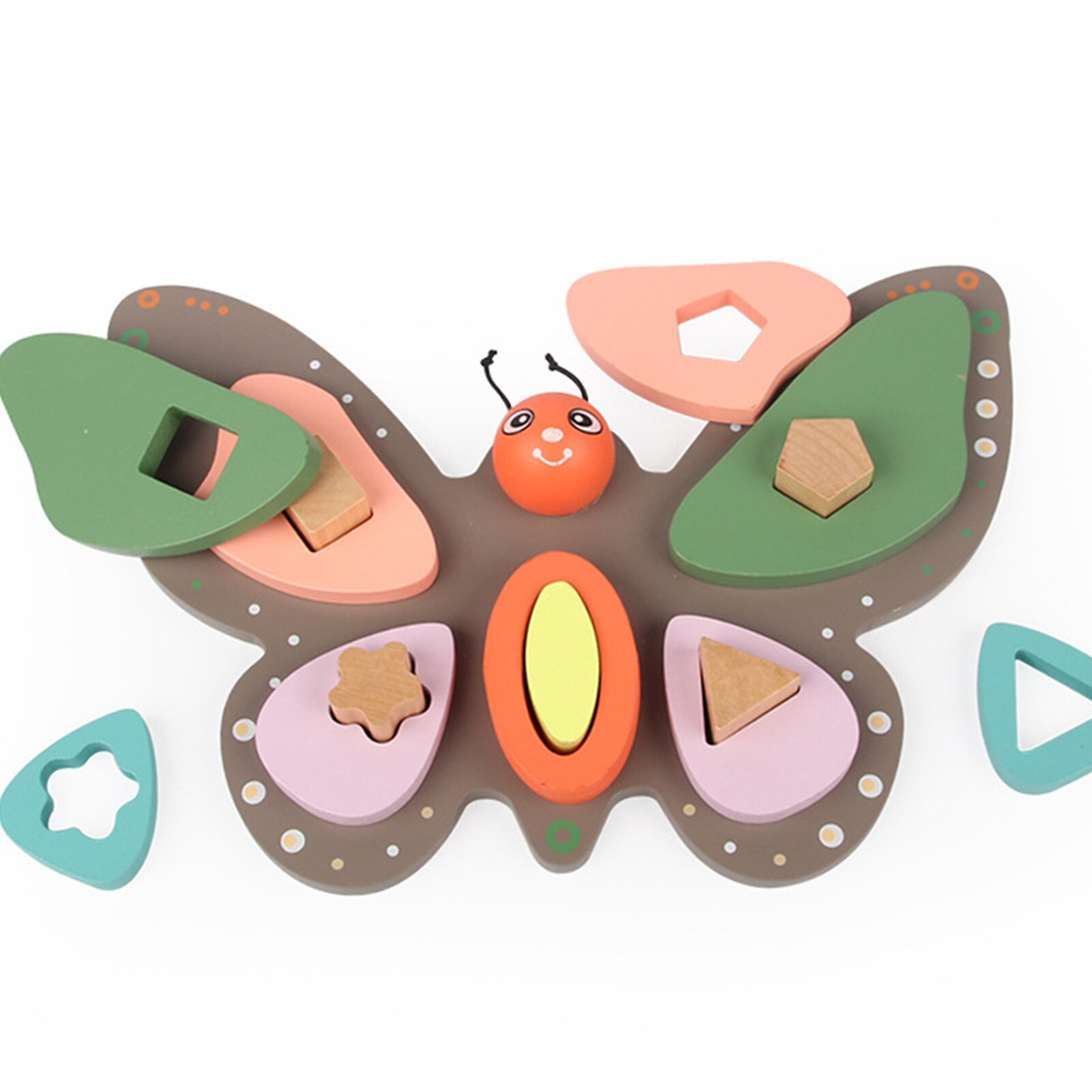 Butterflys Wooden Puzzles Toys Matching Game Kids ... – Vicedeal
