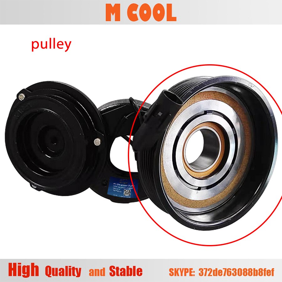 for 6SBU16C DV16 AC Compressor Clutch pulley CO 11... – Grandado