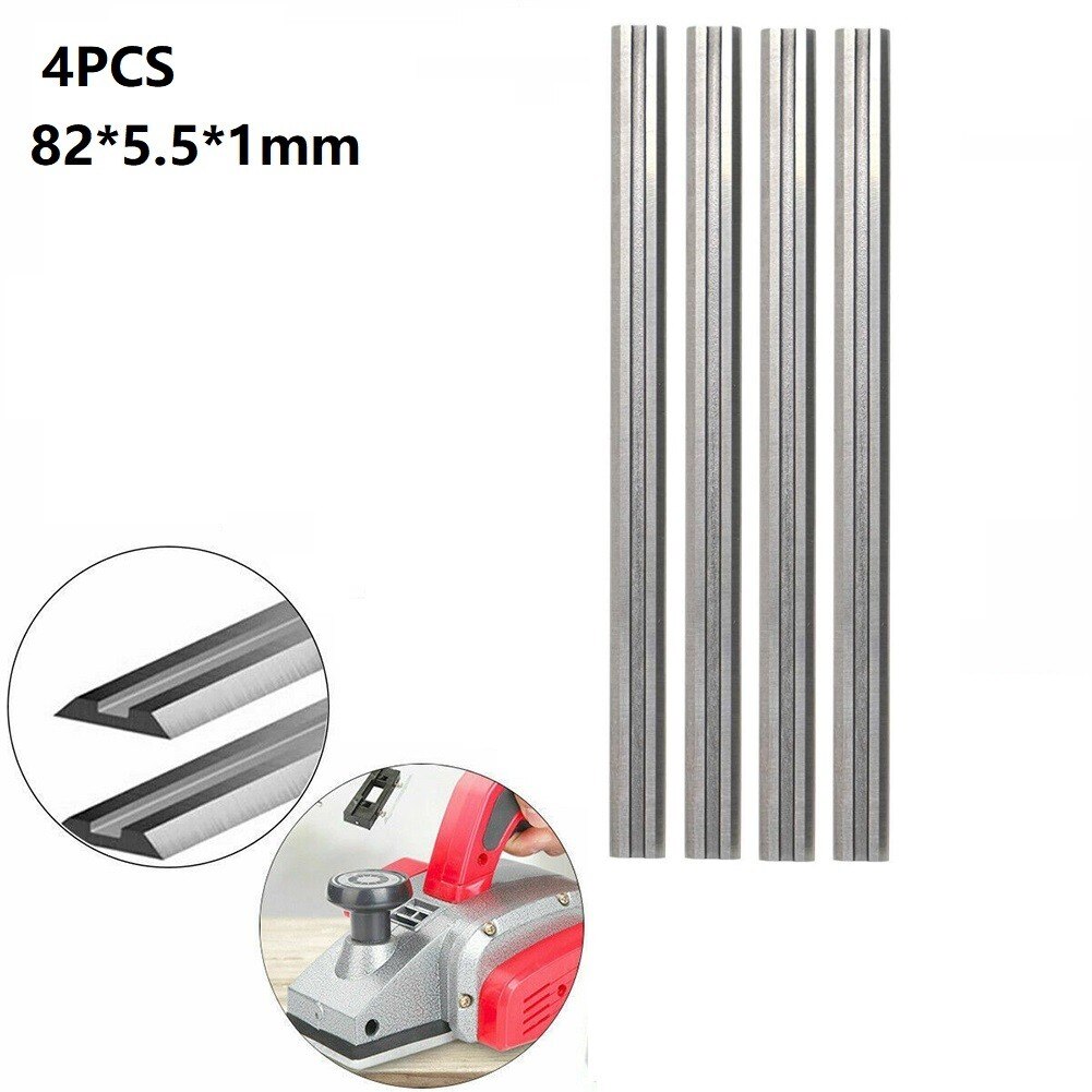 4pcs 82mm Reversible Electric Planer Blades 60HRC ... – Grandado