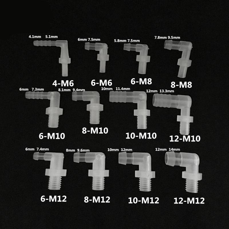 1Pcs M6-M12 Plastic Thread Elbow Adapters Garden W... – Vicedeal