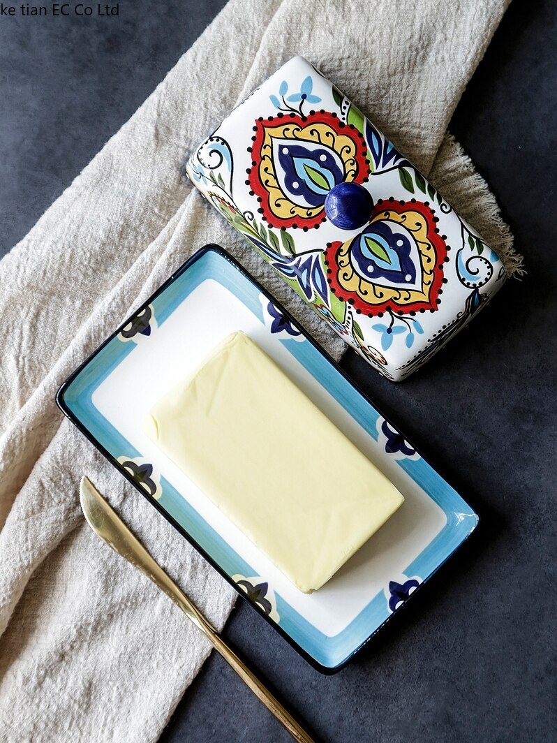 American ceramic butter box European cutlery with ... – Grandado