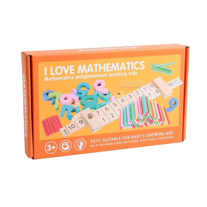 Wooden Children's Mathematics Early Education Enli... – Grandado