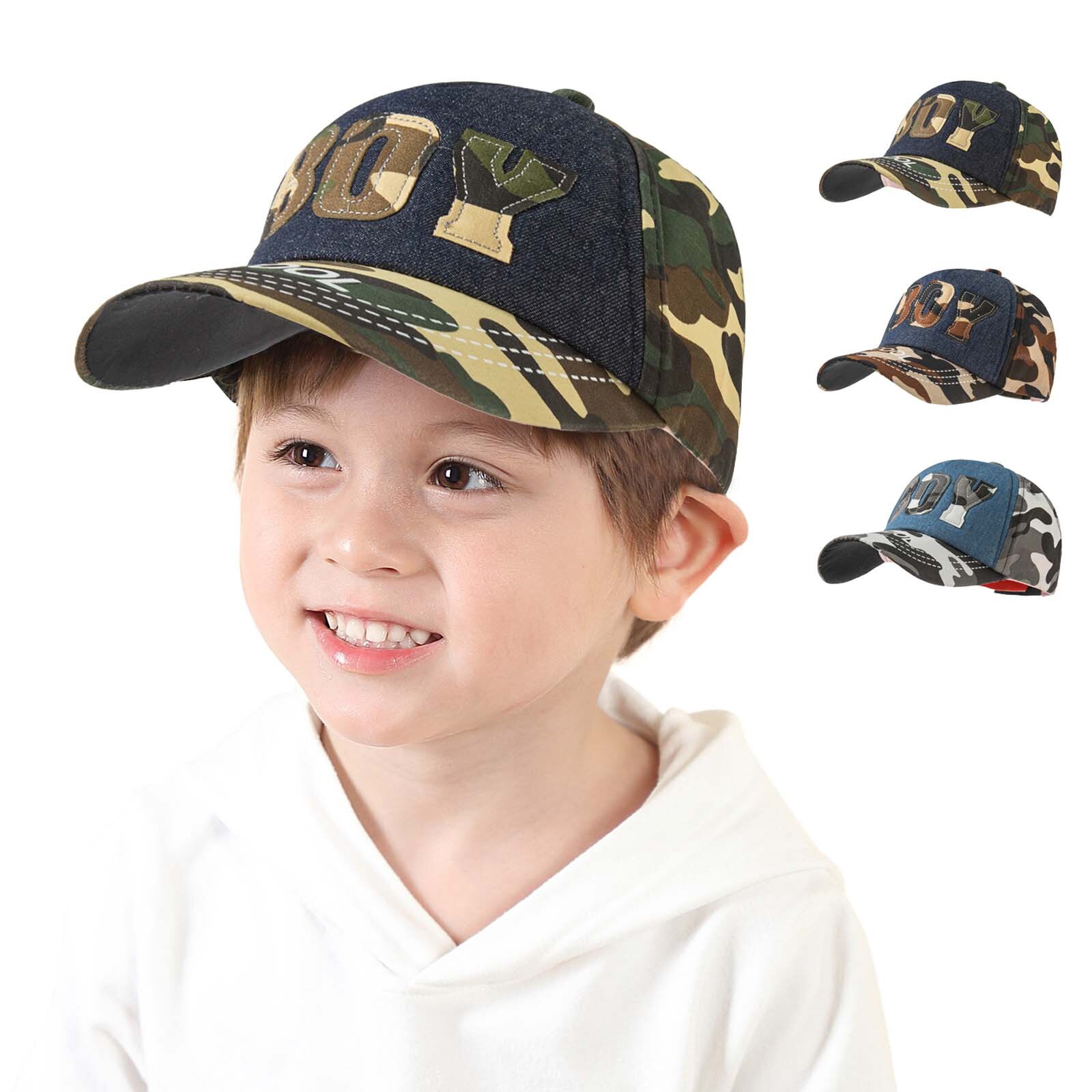 Zomer Kids Baseball Caps Mode Borduren Verstelbare... – Grandado