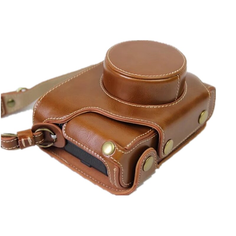 Zwart/Koffie/Bruin Camera PU Leather Case Tas Cove... – Grandado