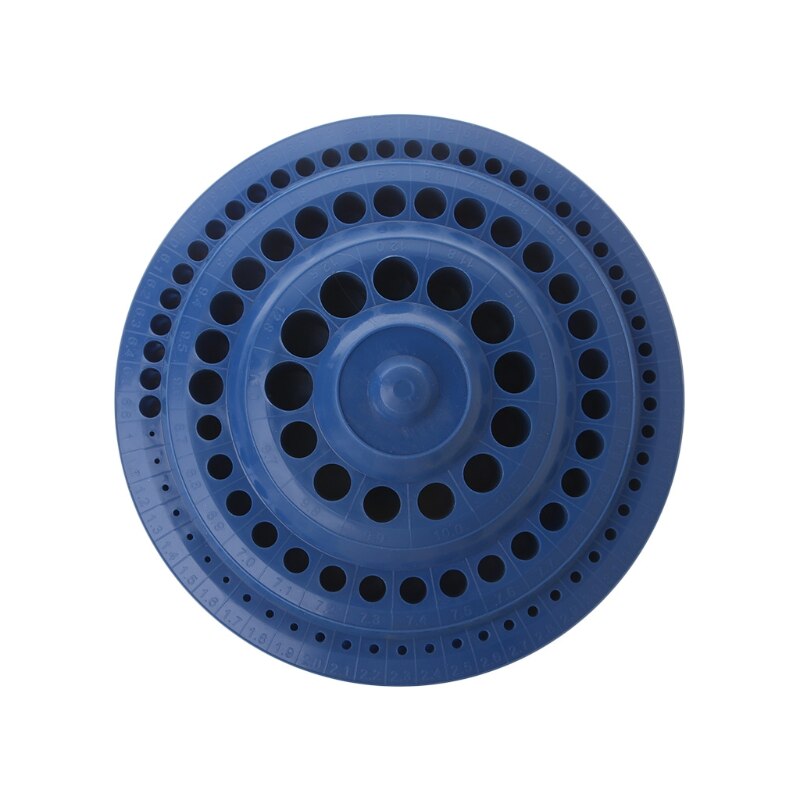 Drill Bit Storage Case Stand Round Shape Hard Plas... – Grandado