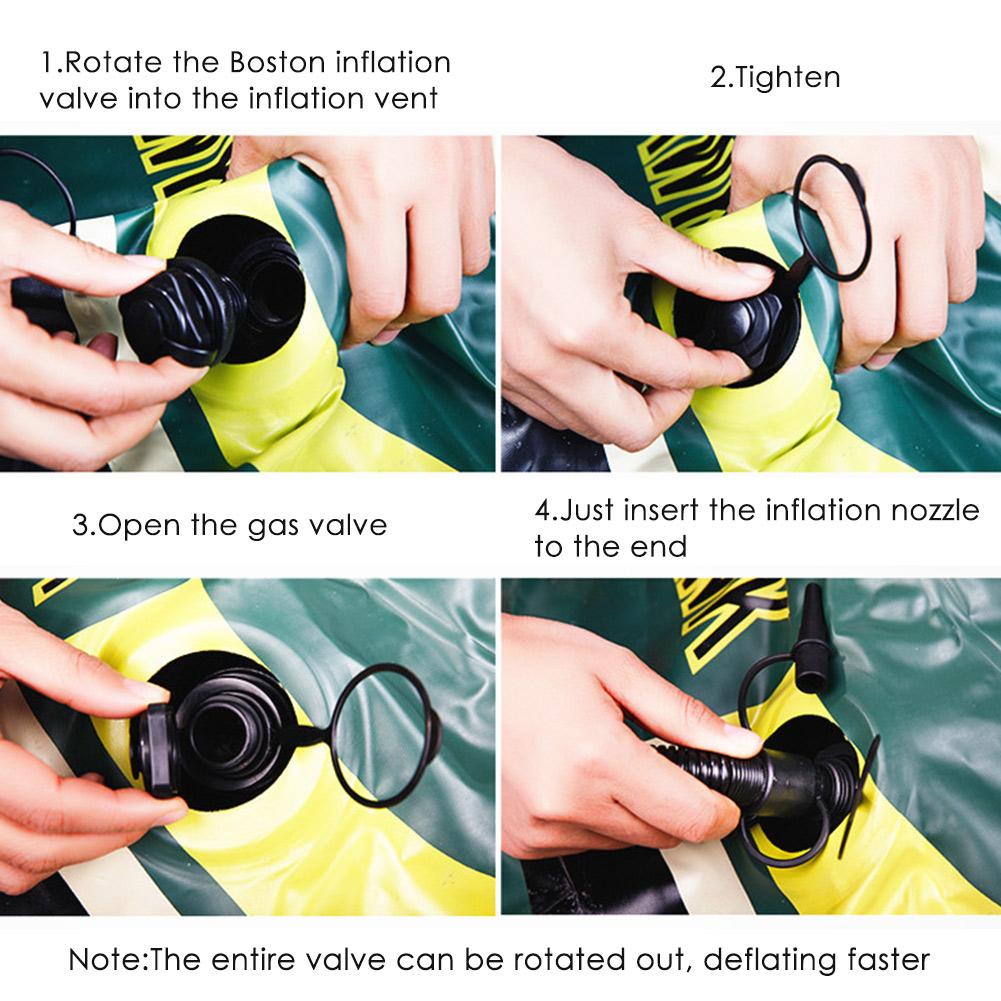 2.0m/2.2m Inflatable Boat Set Heavy Duty Fishing D... – Grandado