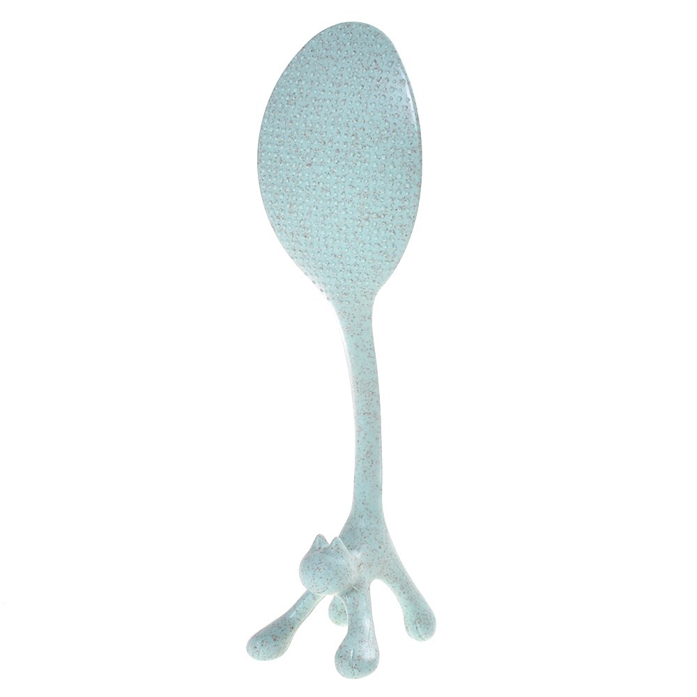 Cartoon Cute Cat Rice Spoon Wheat Straw Vertical S... – Vicedeal