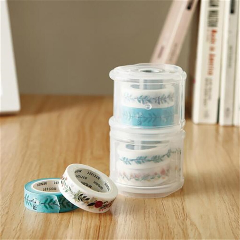 Flexible Round Shaped Transparent Storage Box Orga... – Grandado