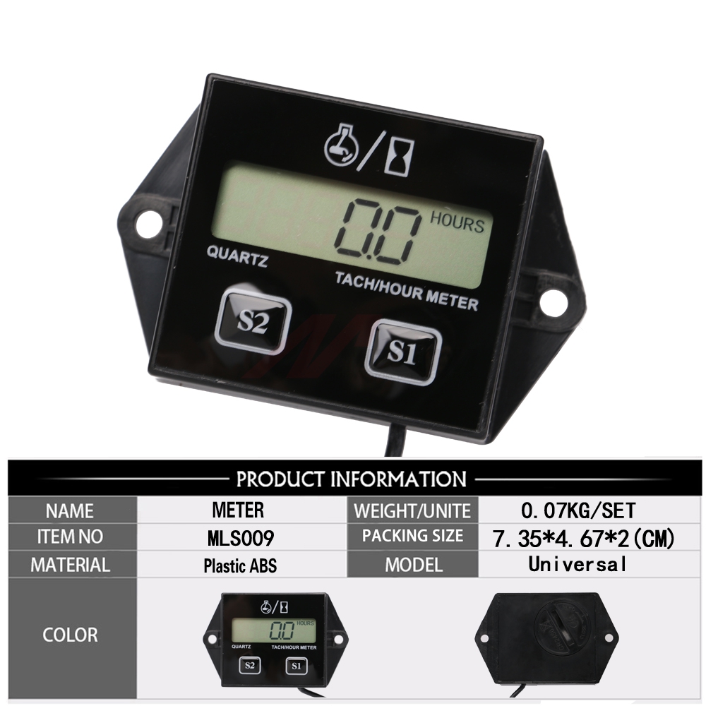 Motorcycle part Waterproof Speed Timer Digital Eng... – Grandado