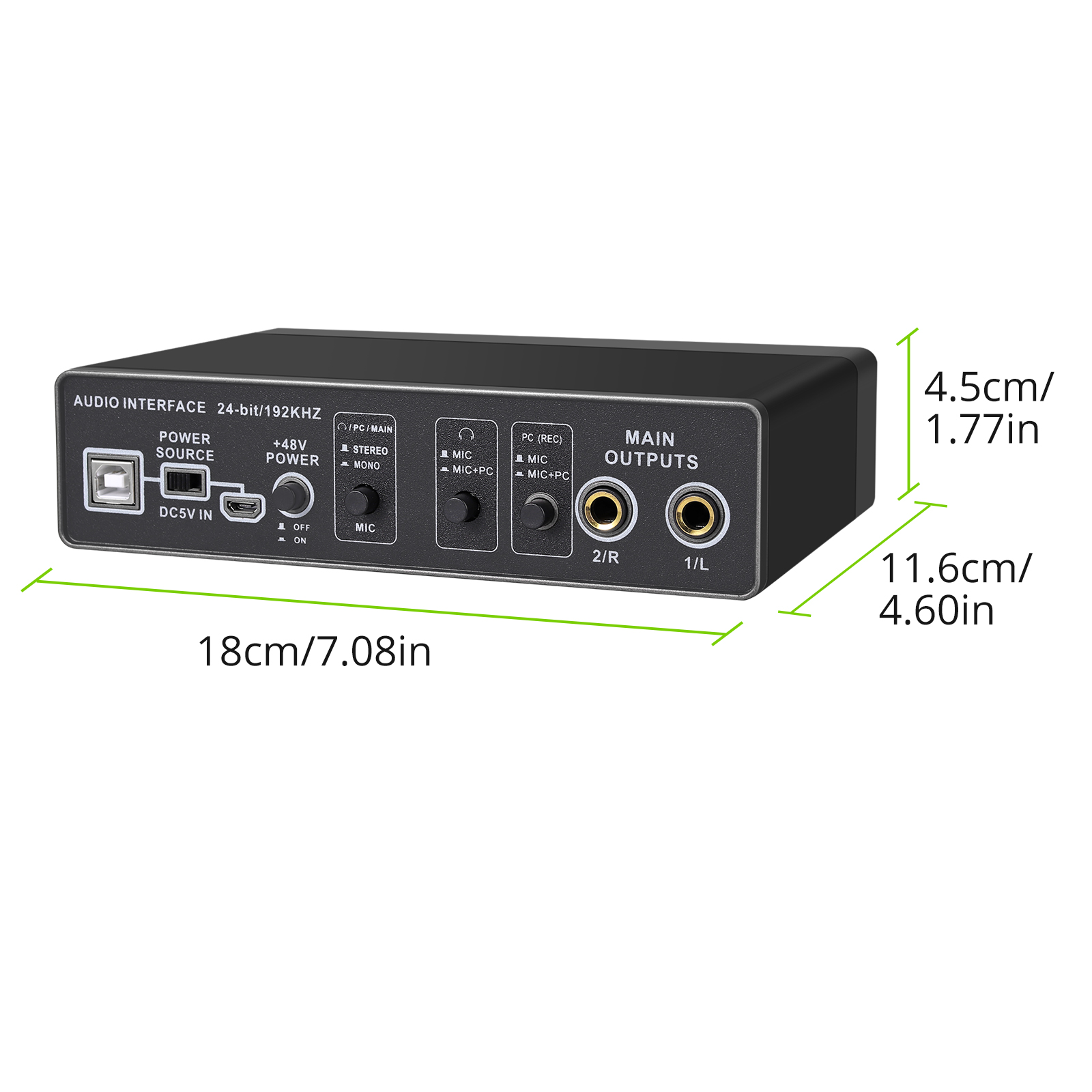LiNKFOR Microphone Preamplifier 192kHz 2x2 USB Aud... – Grandado LiNKFOR Microphone Preamplifier 192kHz 2x2 USB Aud... – Grandado