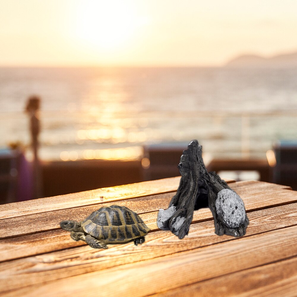 Reptile Hideout Habitat Decor Reptiles Hut Lizard ... – Grandado