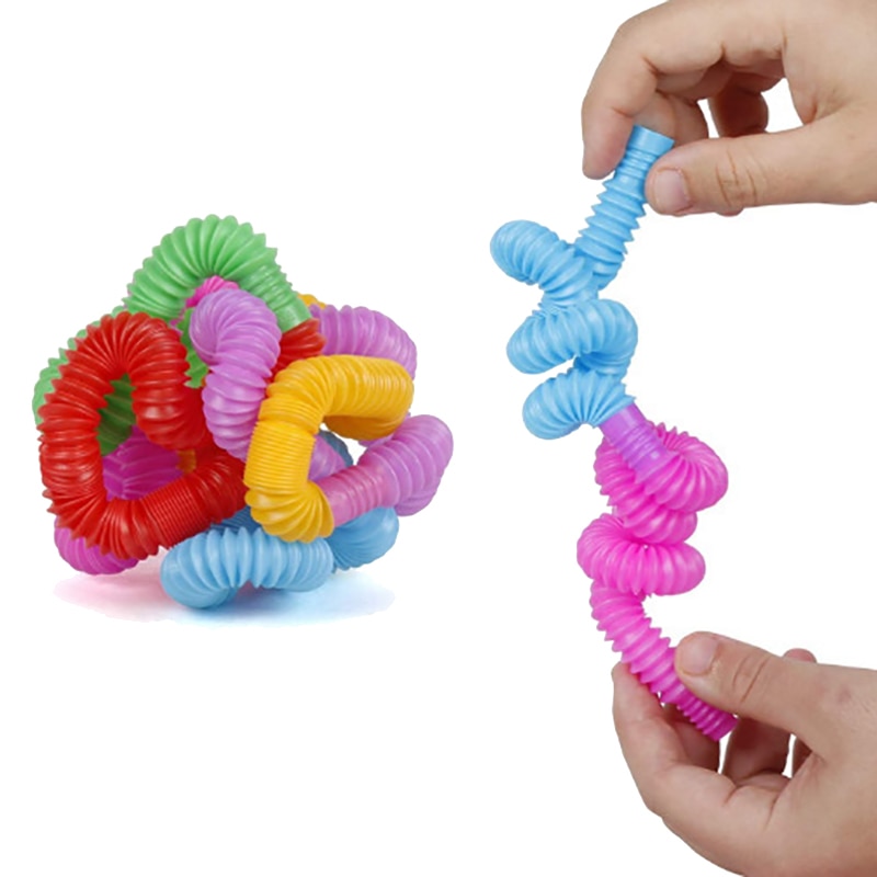 Pop Tube Mini Sensory Toys Color Stretching Telesc... – Grandado