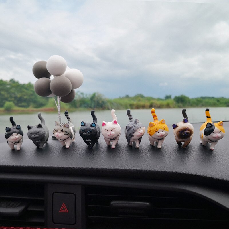 9Pcs Leuke Kat Auto Ornamenten Auto Interieur Deco... – Grandado