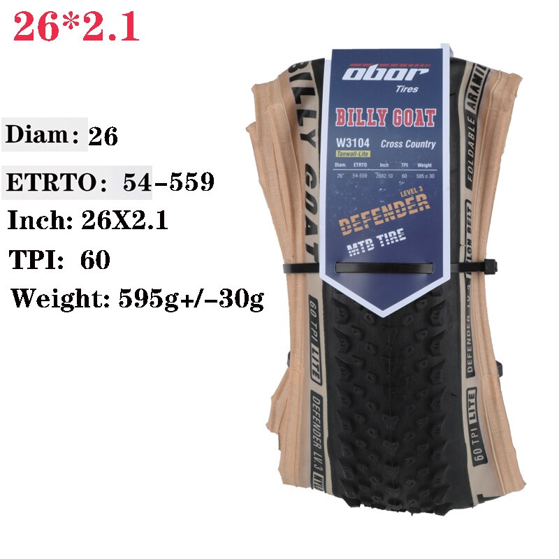 COMPASS MTB bike tire 26/27.5/29*2.25 Stab proof y... – Grandado