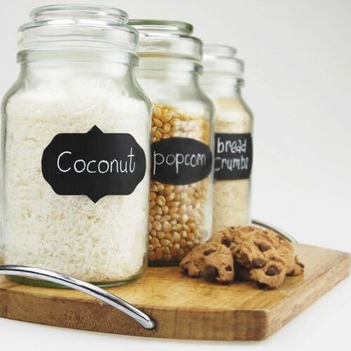 300pcs/lot Vinyl Black Chalkboard Label decals Sti... – Grandado