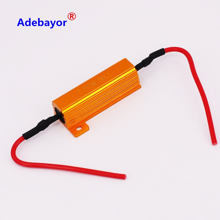 10x 50w 3 ohm belastningsmodstand til bil blinklys... – Grandado