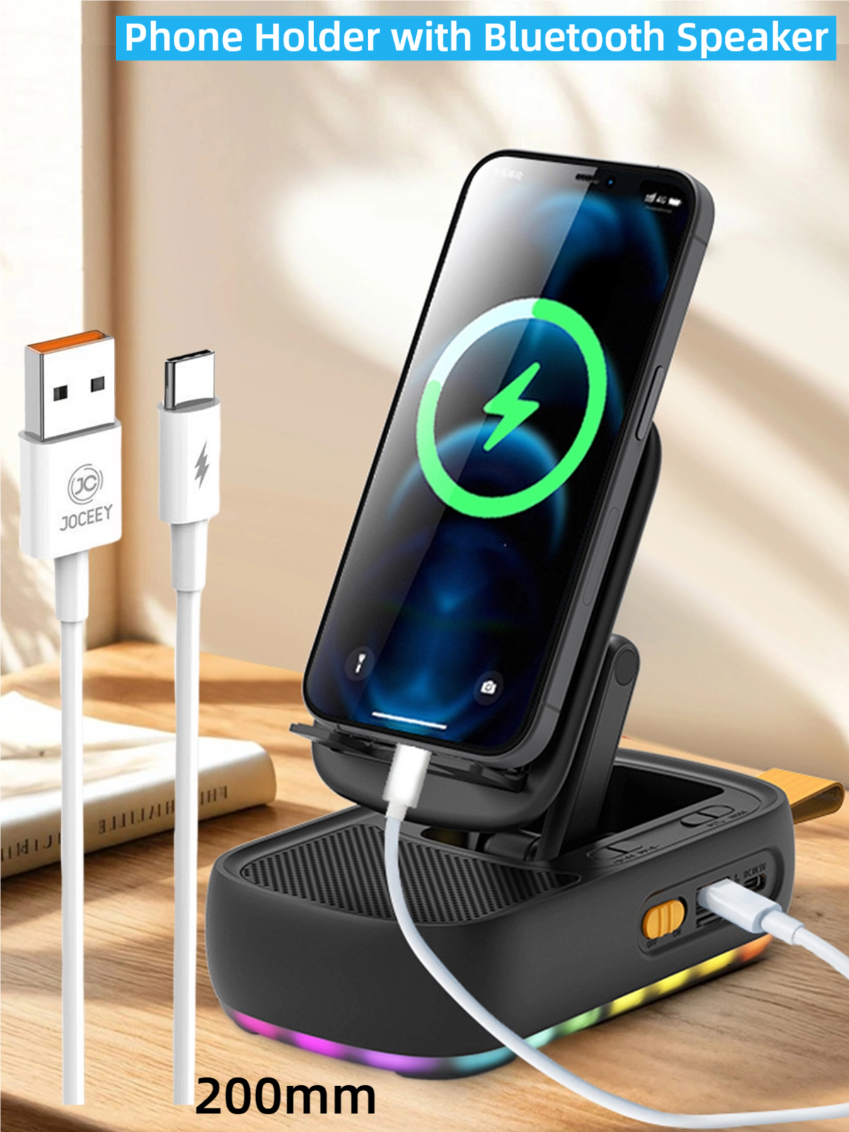 Cell Phone Stand with Wireless Bluetooth Speaker, ... – Vicedeal