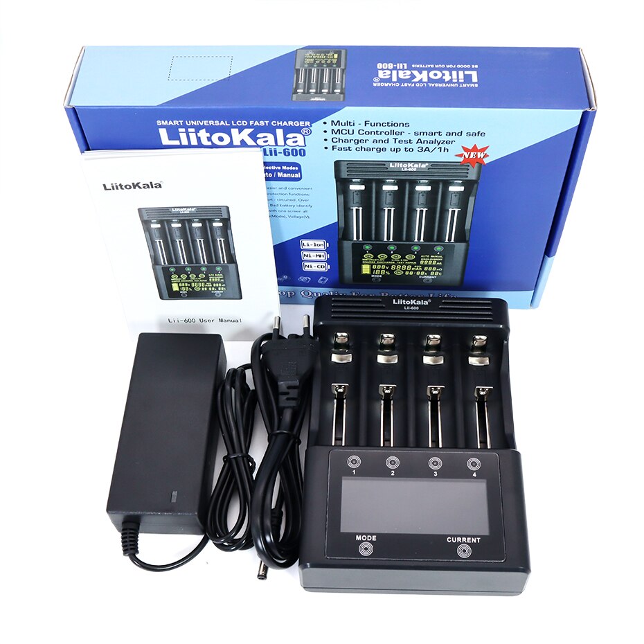 Echte/Originele Liitokala Lii-600 Battery Charger ... – Vicedeal