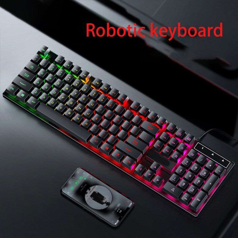 PC Gamer 104 key tea green black red switch Ergono... – Grandado
