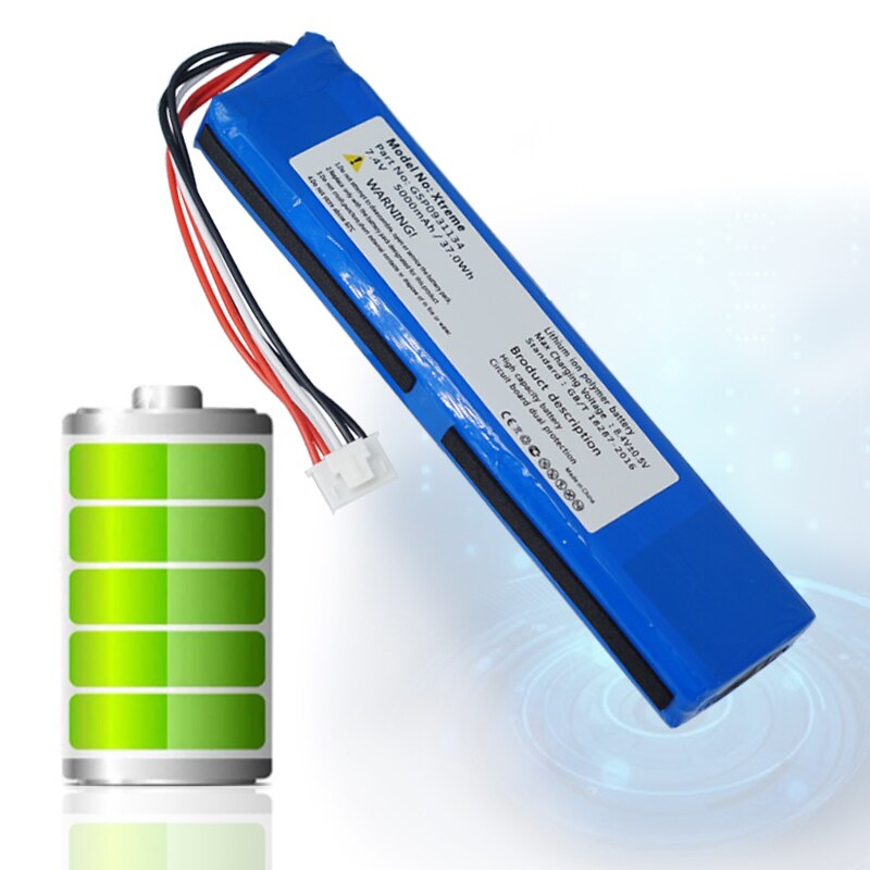 5000mAh Battery For JBL XTREME Xtreme GSP0931134 B... – Grandado