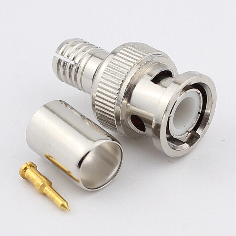 10pcs/lot BNC Male Crimp plug for RG59 Coaxial Cab... – Grandado