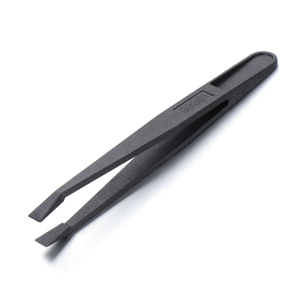 1PC Black Plastic Eyebrow Tweezer Safe Anti Static... – Grandado