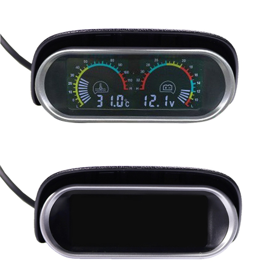 2 In 1 Horizontale 12 V/24 V Lcd Digitale Auto Vra... – Grandado