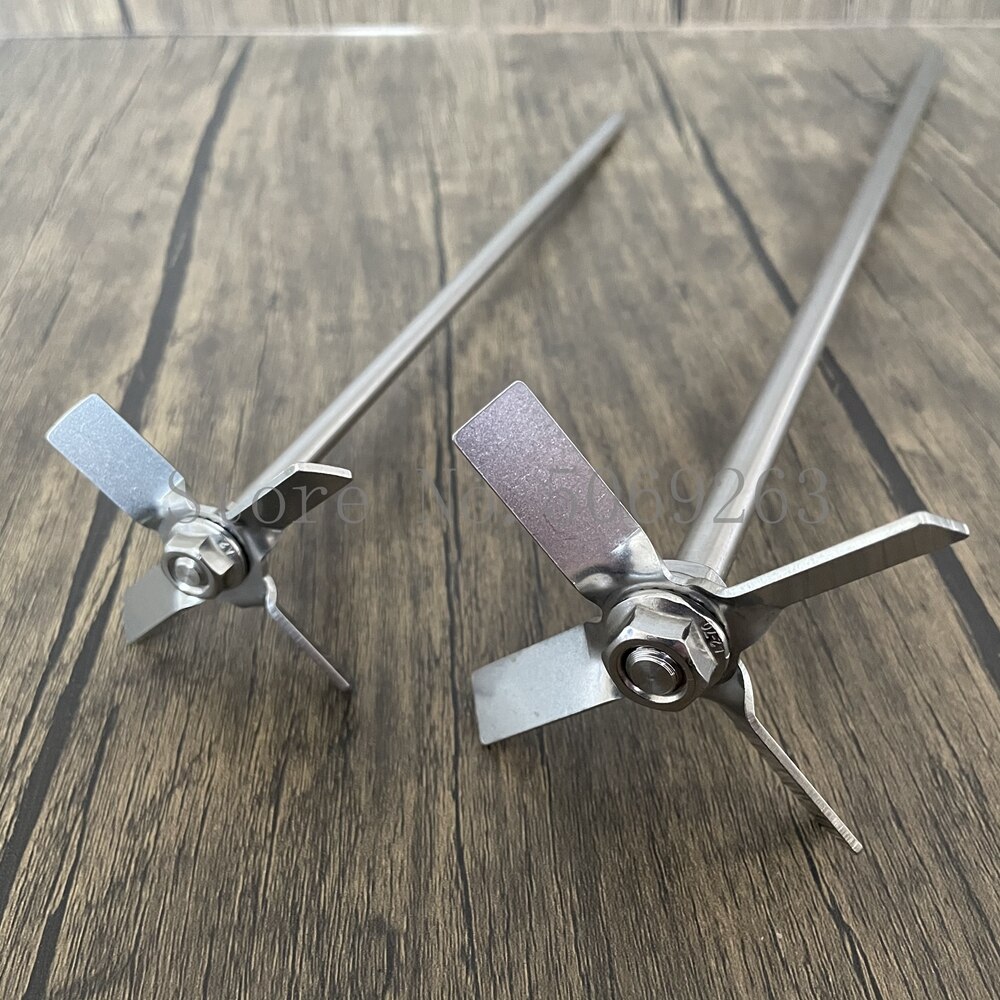 1Set, Dia 40Mm Tot 100Mm, lab 304 Rvs Vier Bladen ... – Grandado