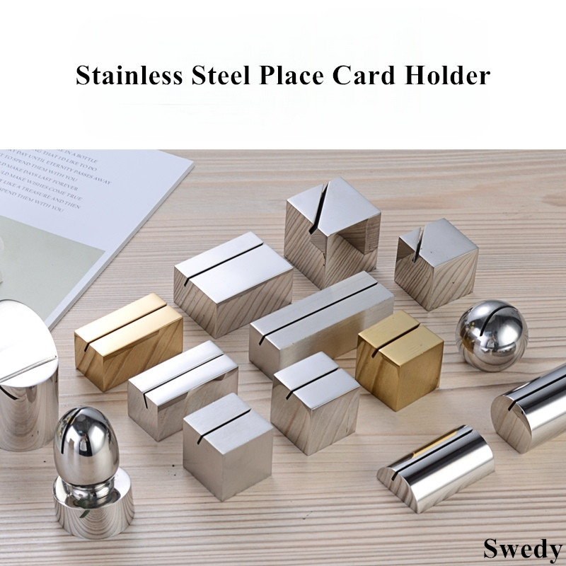 Stainless Steel Sign Holder Stand Heavy Metal Base... – Vicedeal