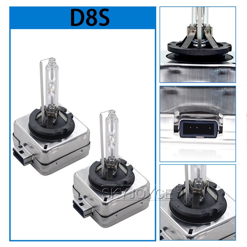 SKYJOYCE 2PCS OEM D8S 25W HID Xenon Bulbs 4300K 50... – Grandado