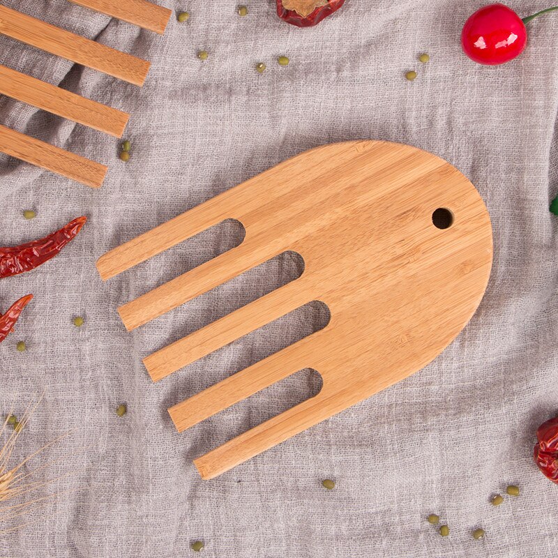 Salad Hand Bamboo Claw Wood Tableware Western Restaurant Fruit and ...